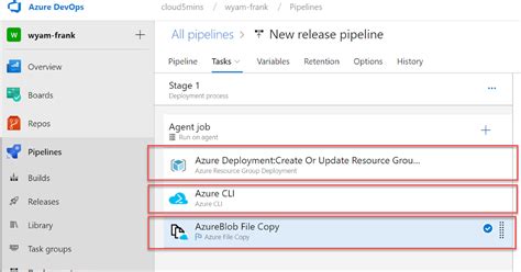 Frankys Notes Deploy Automatically A Static Website Into An Azure