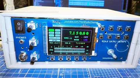 Синтезатор ATMega2560 + 3.2" TFT LCD + Si5351 для корпуса G749A - YouTube