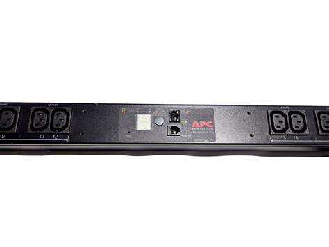apc ap7841 metered pdu 0u 30a 208v 20x c13 4x c19 outlets l6 30p