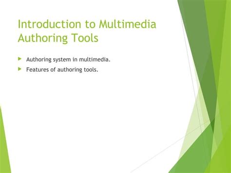 chapter 2 multimedia authoring and tools ppt