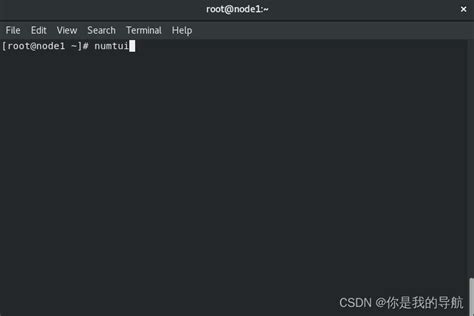 Linux网络配置方法nmtui
