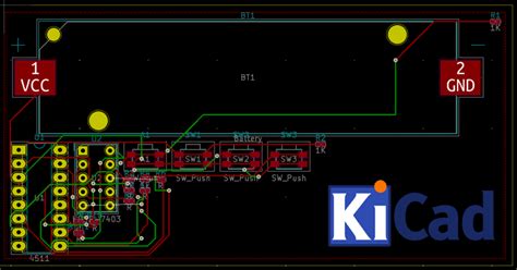 how to convert schematic pcb layout in kicad circuit diagram