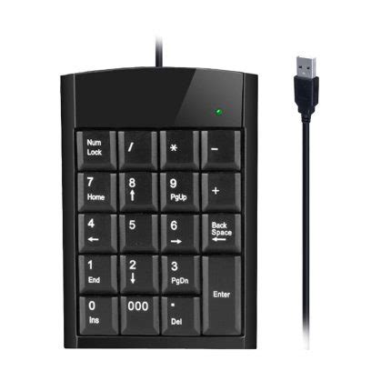 USB Numeric Keypad Number Pad Keyboard For PC Laptop Desktop Computer IT Palace Hub