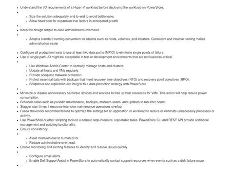Hyper V Best Practices Dell Powerstore Microsoft Sql Server 2022 On Microsoft Hyper V