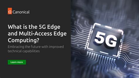 What Is The 5g Edge And Multi Access Edge Computing Ubuntu