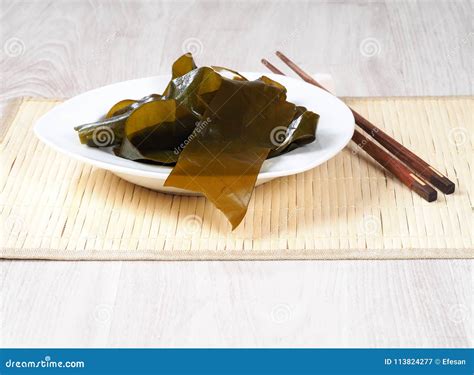 Kombu Kelp Is A Large Brown Algae Seaweed Binomial Name Laminaria