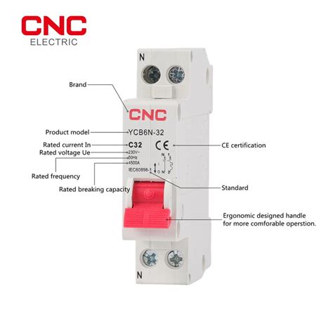Cnc Mcb Ycb6n 32 Phase Neutral Circuit Breaker