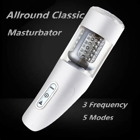Allround Classic Male Masturbator Cup Powerful Electric Pistons Pocket