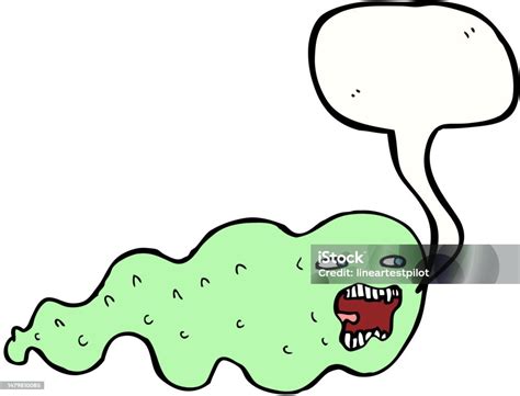 Cartoon Ghost With Speech Bubble Stock Illustration Download Image Now Art Balloon Bubble