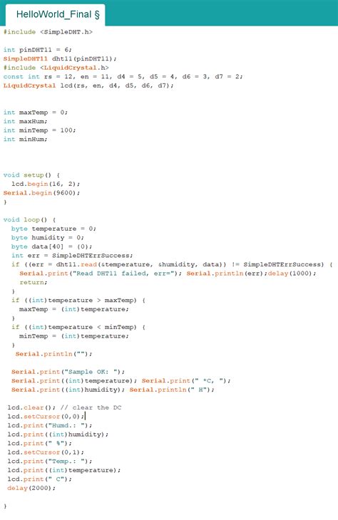 Solved The Code Was Created Using The Arduino Software To Chegg