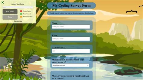 Coding Survey Form Project