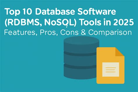 Top 10 Database Software (RDBMS, NoSQL) Tools in 2025: Features, Pros, Cons & Comparison ...