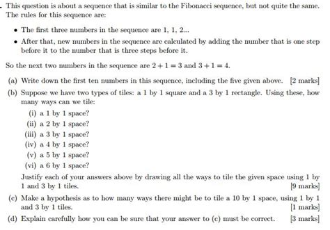 Solved This Question Is About A Sequence That Is Similar To Chegg