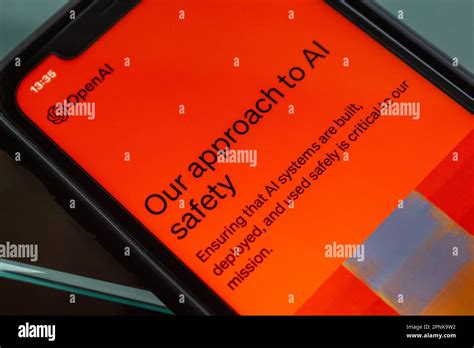 “our approach to ai safety” article seen in an openai website on an