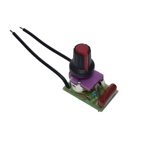 100w Dimmer Module Diy Kit With Switch Potentiometer Speed Regulation Rakanelectronics