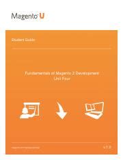 Fundamentals Of Magento 2 Development V 1 0 Unit Four Babe Guide Pdf Babe Guide
