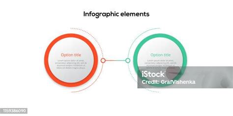 2 단계 원이있는 비즈니스 프로세스 차트 인포 그래픽 순환 회사 워크플로 그래픽 요소입니다 회사 순서도 프리젠 테이션 슬라이드 템플릿 벡터 정보 그래픽 디자인입니다 두