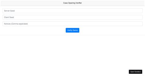 Rw Case Opening Verification Codesandbox