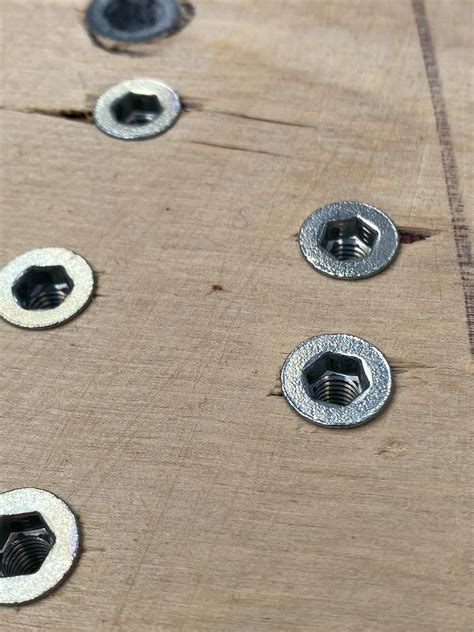 I need to remove and replace these threaded inserts. But I can’t unwind them because the hex ...