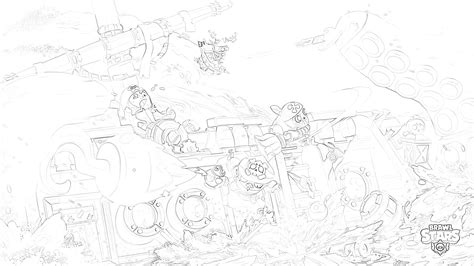 Brawl Stars Season Coloring Page Mimi Panda