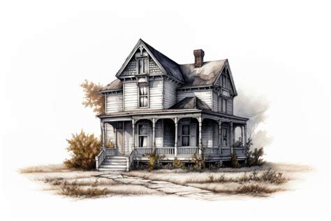 Old House Drawing Architecture Building Free Photo Illustration