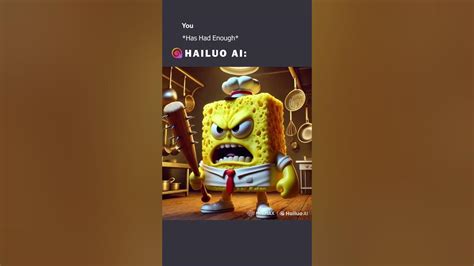 Squidwards Insults Backfire Spongebob Hits Back 🐙💥 Bikinibottomspongebob Hailuoai Ai