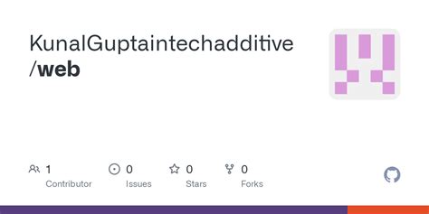 GitHub KunalGuptaintechadditive Web