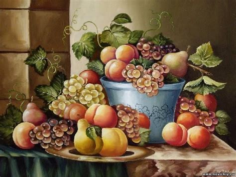 Натюрморт с летним урожаем фруктов Натюрморт Галерея Картины