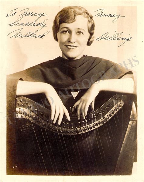 Mildred Dilling Autograph Photograph Tamino