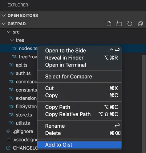 Github Lostintangentgistpad 📘 Vs Code Extension For Managing And