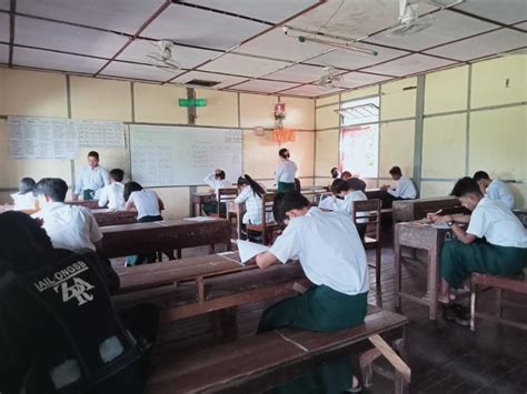 ရွှေတောင်မြို့နယ်တွင် အခြေခံပညာကျောင်းများမှ ကျောင်းသားသူများအား မ