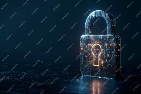 Premium Photo 3d Illustration Of Lock Data Security Cybersecurity