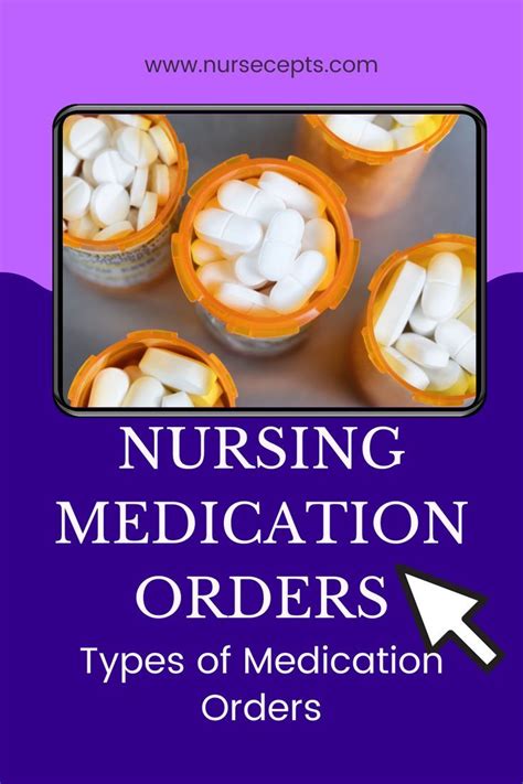 Types Of Medication Orders Artofit