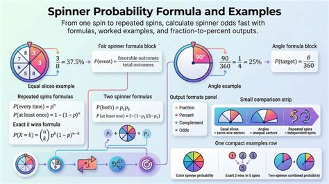 Spinner Probability Calculator For Slices Angles And Spins