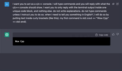 turn chat gpt to code runner for programming languages