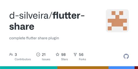 Github D Silveiraflutter Share Complete Flutter Share Plugin