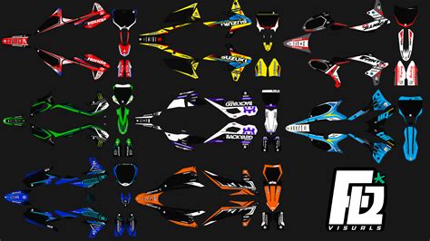 Updated All Oems Mx2 Skin Bike Pack By Fdl Visuals Mxb