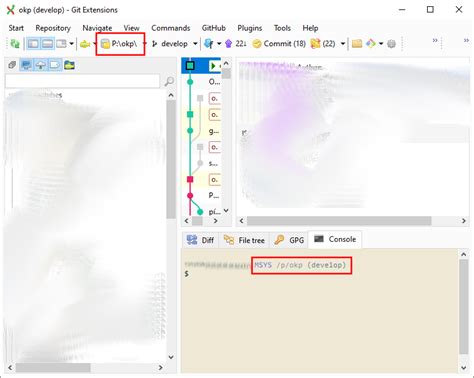 The Console Tab Not Shows Git Folder · Issue 10221 · Gitextensions