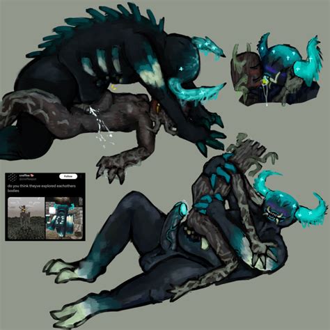 rule 34 artist request cum gay kissing male male male only minecraft monster size difference