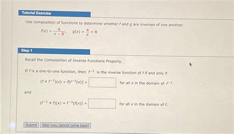 Solved Tutorial Exerciseuse Composition Of Functions To