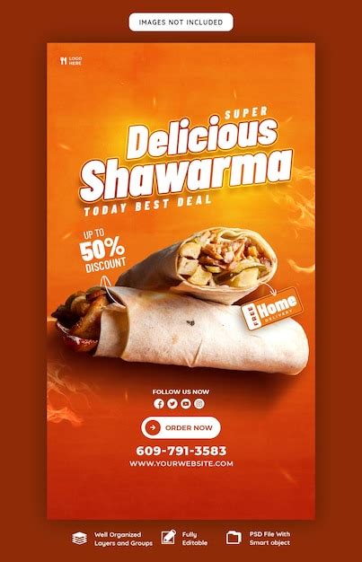 Shawarma Posters Psd High Quality Free Psd Templates For Download