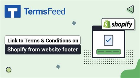 how to link a cookies policy page to your shopify store footer termsfeed