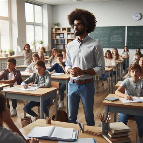 Classroom Learning Premium Ai Generated Image