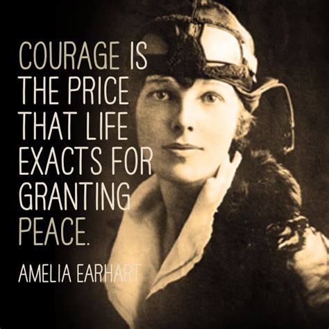 Amelia Earhart Quotes Courage Quotesgram