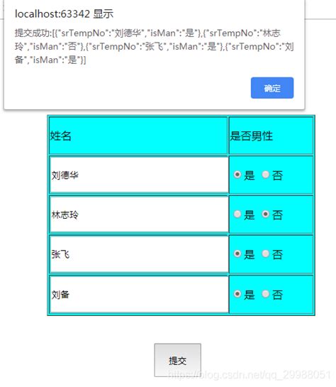 jquery获取动态table列表的值并组装成数组返回 javascript jquery js table显示返回值 csdn博客