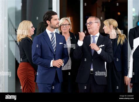 Swedens Prince Carl Philip Gets A Tour With Museum Director Mats