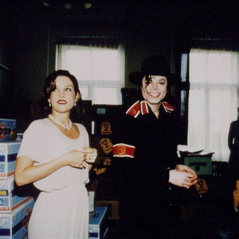 Michael Jackson En Lisa Marie Presley Kussen