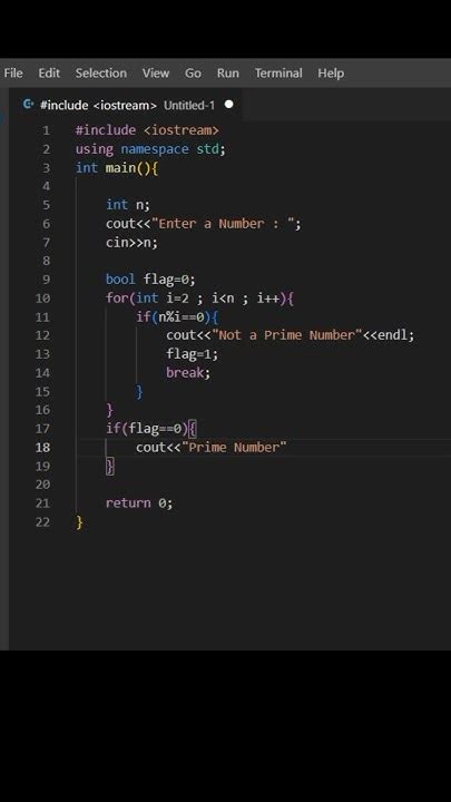 Prime Number C Code Cpp Code To Print Prime Number C Coding Education