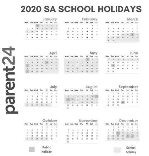 Updated Print The Revised 2020 School Calendar News24