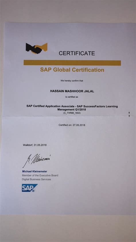 Hussain M Jalal Msc Cis Sap®pmp®itil®cobit®ecba™ On Linkedin As Of Today I Became
